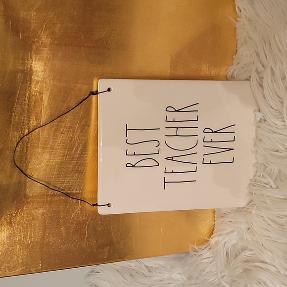 Rae Dunn | Office | Rae Dunn Best Teacher Ever Sign | Poshmark